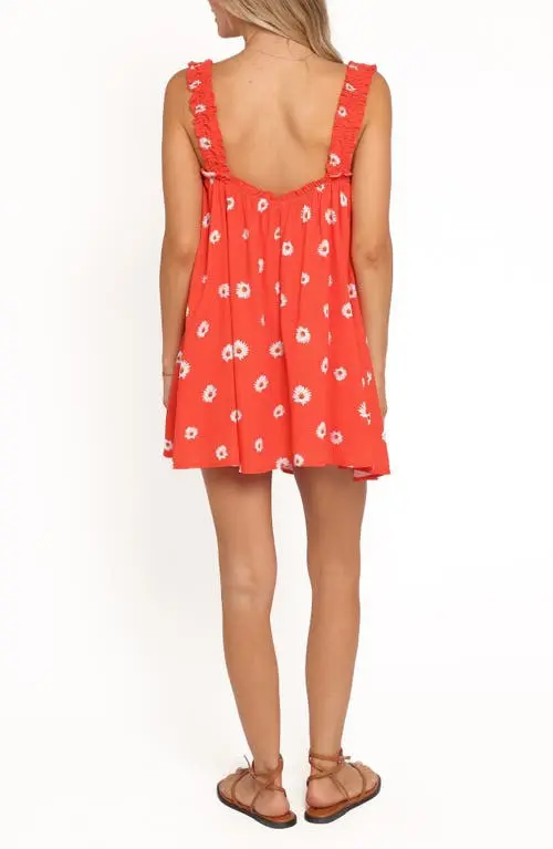 PETAL & PUP Hyancinth Floral Minidress