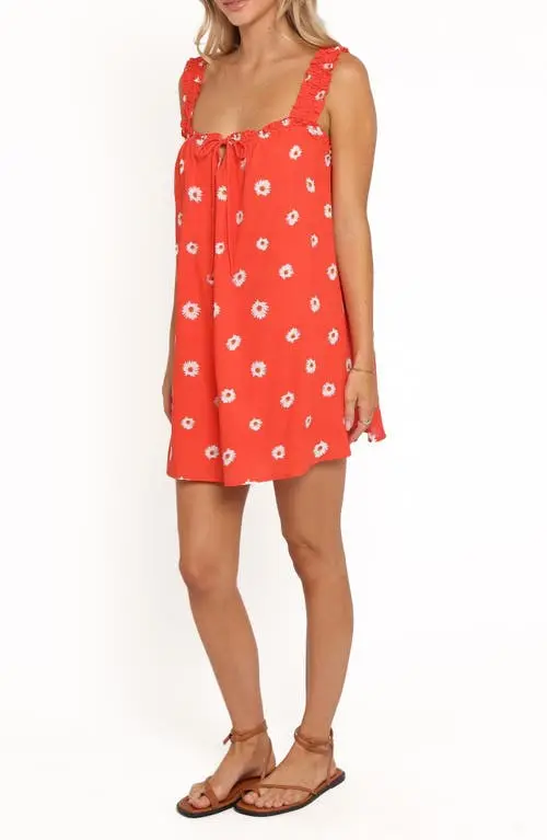 PETAL & PUP Hyancinth Floral Minidress