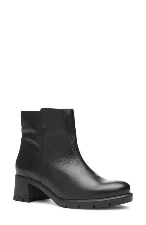 ARA Plum Side Zip Bootie
