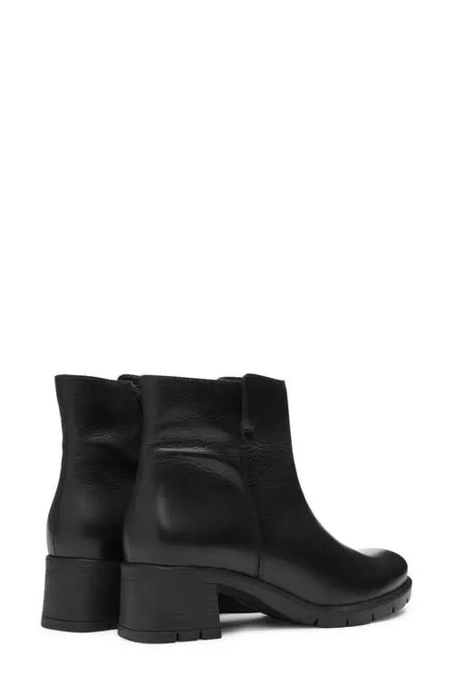 ARA Plum Side Zip Bootie