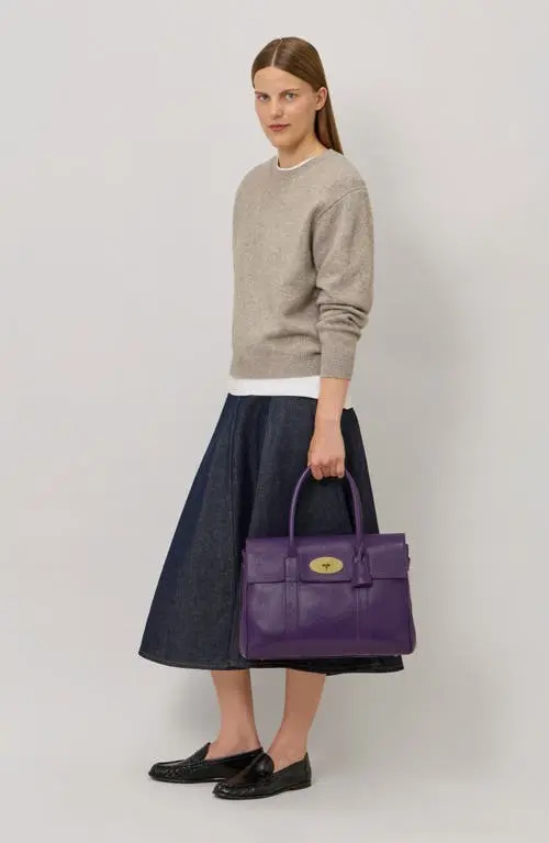 Mulberry Bayswater High Shine Leather Satchel