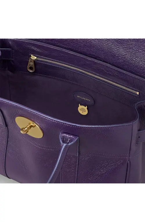 Mulberry Bayswater High Shine Leather Satchel