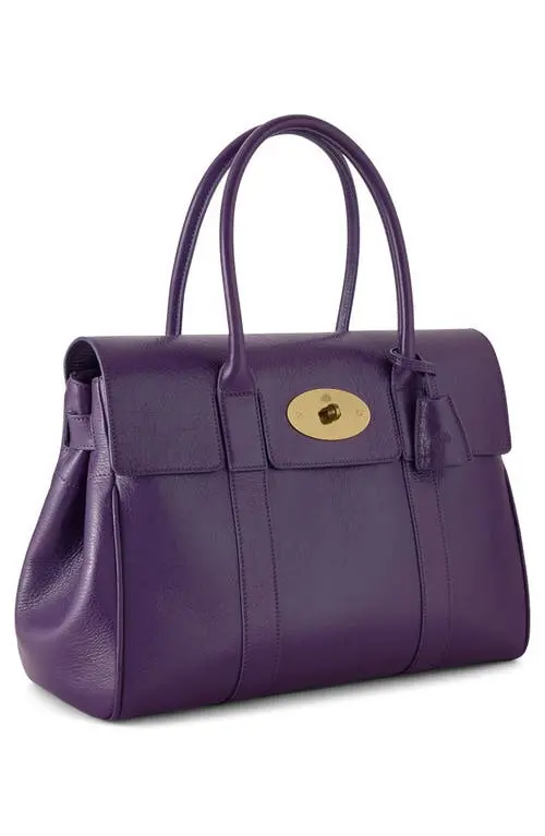 Mulberry Bayswater High Shine Leather Satchel