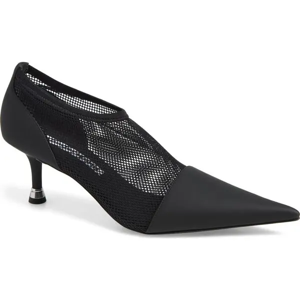 Alexander Wang Fei Mesh Pointed Toe Bootie