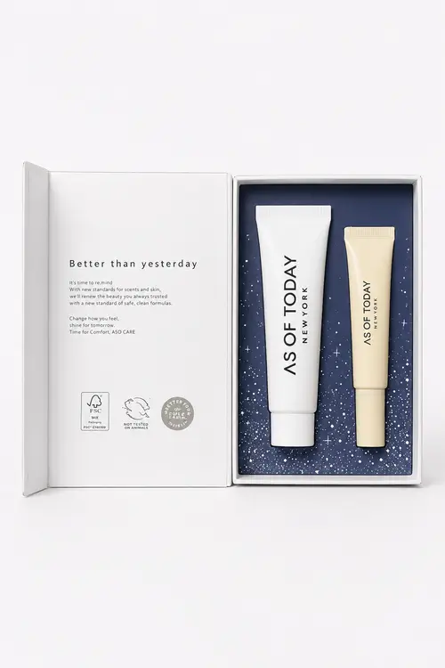 AS OF TODAY R-peptide Lip Balm And Hand Cream Duo Set - No Color