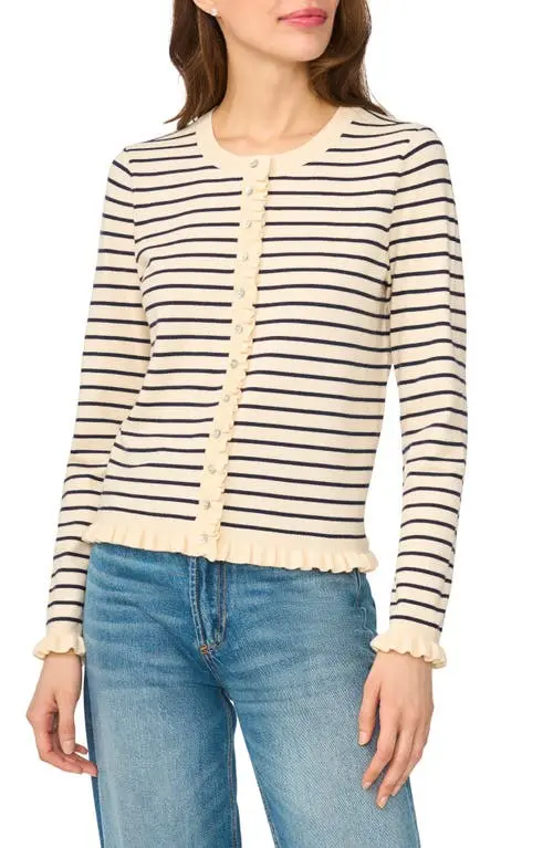 CECE DUPRAZ Ruffle Cardigan