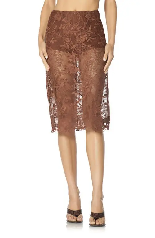 AFRM Novie Lace Midi Skirt