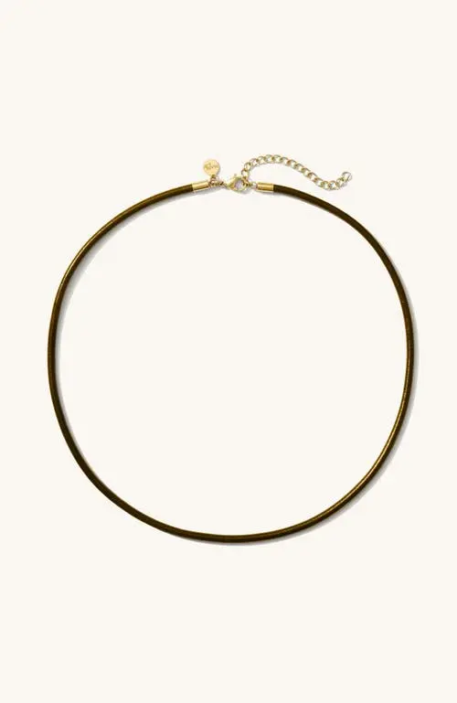 BEADS BY TARA Frankie Cord Necklace - Dark Coffee