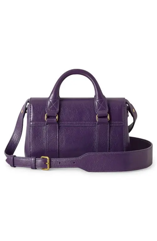 Mulberry Mini Bayswater High Shine Leather Handbag