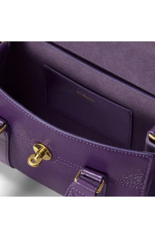 Mulberry Mini Bayswater High Shine Leather Handbag