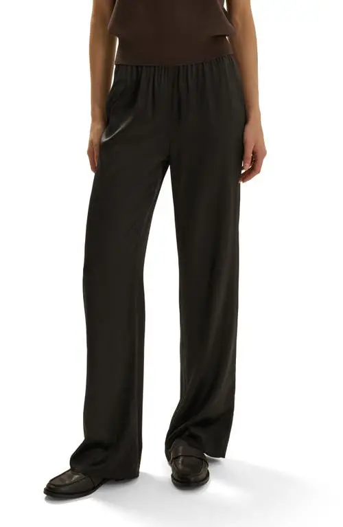 FAVORITE DAUGHTER The Everything Silk Blend Pants - Black