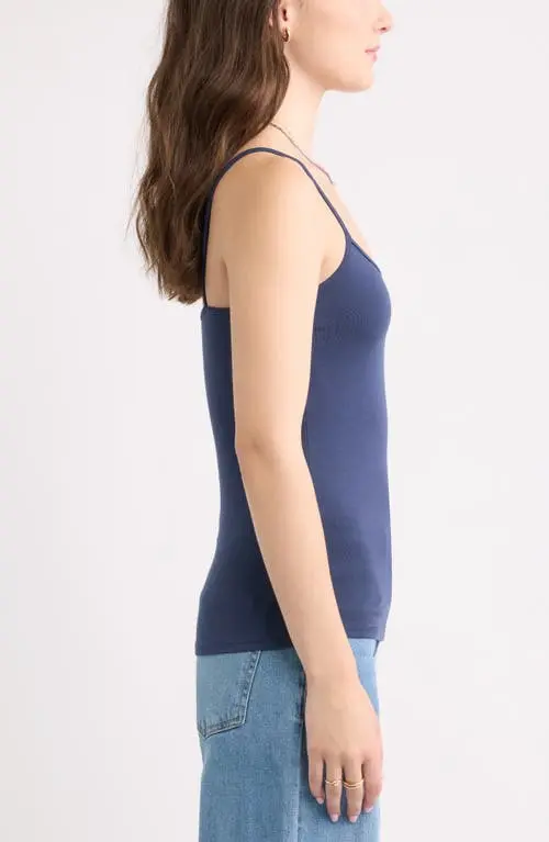 Bp. Core Stretch Cotton Camisole - Navy Indigo