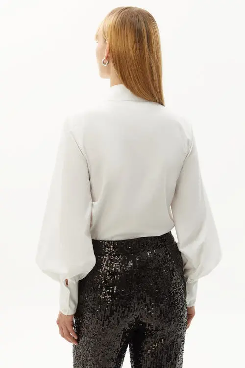 EXQUISE Bernard Embroidered Cotton Shirt