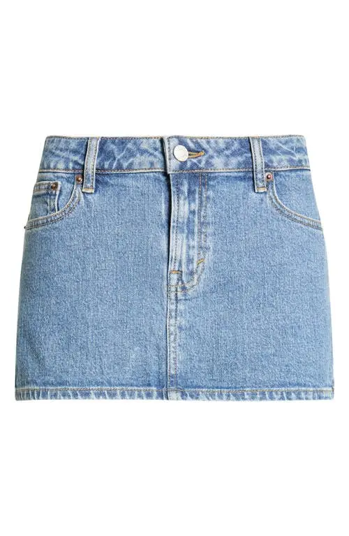 PACSUN Piper Denim Miniskirt - Indigo