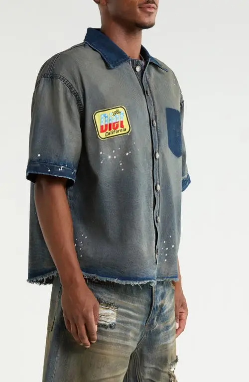 DIET STARTS MONDAY Mechanic Button-up Shirt
