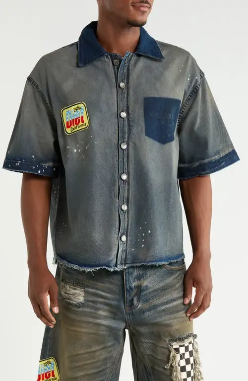 DIET STARTS MONDAY Mechanic Button-up Shirt