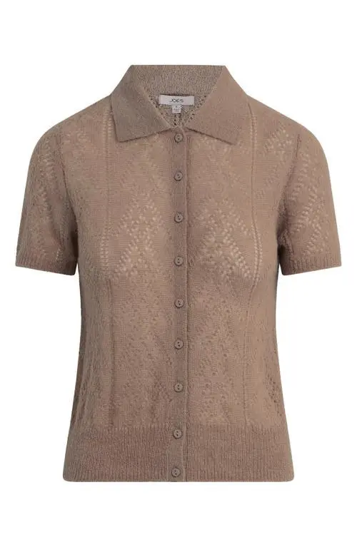 Joe's Jeans Short Sleeve Open Stitch Cardigan