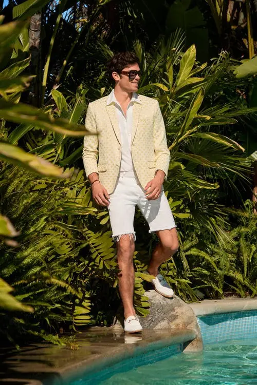 Mr Turk Thurston Crossroads Jacquard Blazer