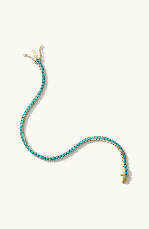 BEADS BY TARA Everyday Tennis Bracelet - Turquoise