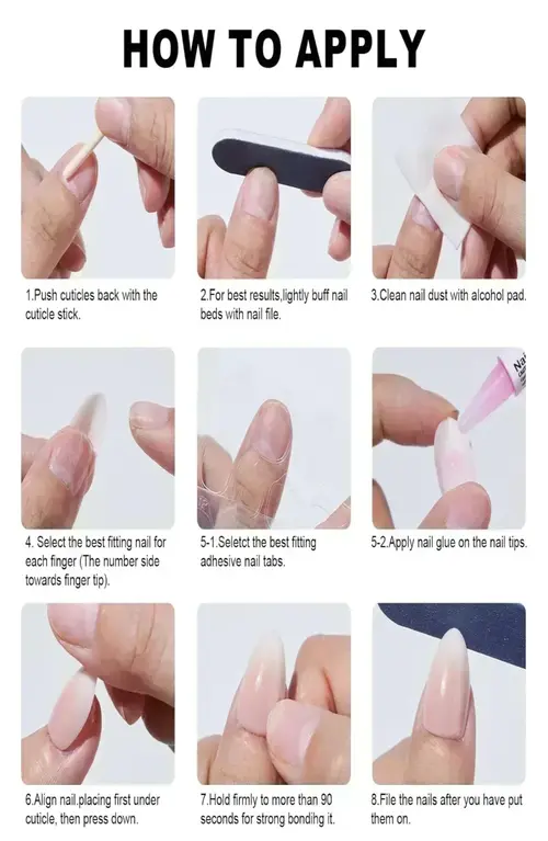 NAIL POP STUDIO Almond Press-on Nails