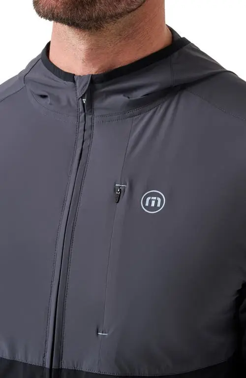 Travis Mathew Court Ready Colorblocked Hooded Performance Jacket