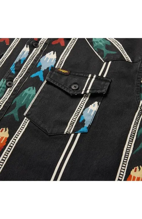 SEAGER CO Amarillo Short Sleeve Cotton Twill Button-up Shirt