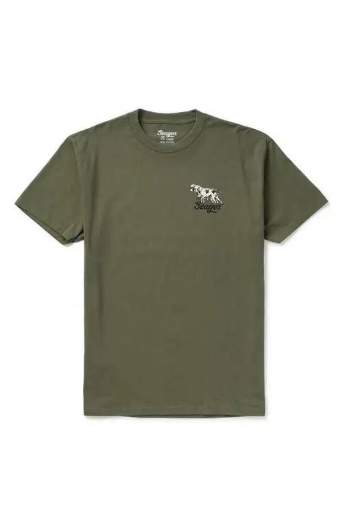 SEAGER CO Pointer Cotton Graphic T-shirt