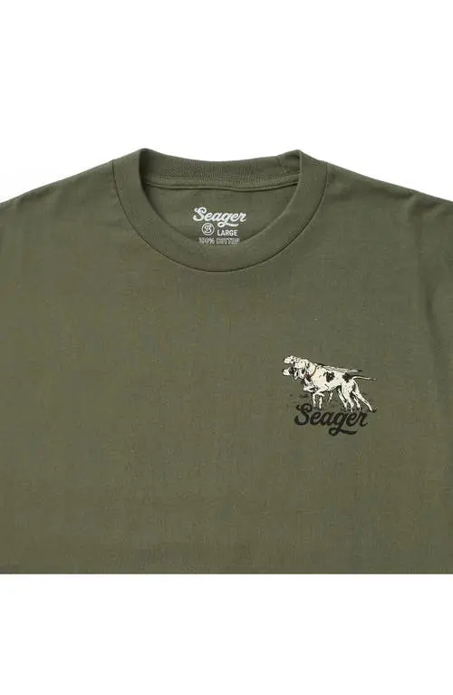 SEAGER CO Pointer Cotton Graphic T-shirt
