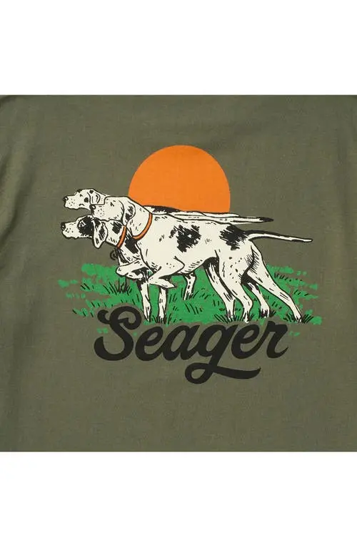 SEAGER CO Pointer Cotton Graphic T-shirt