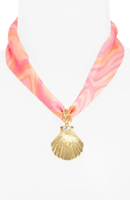 FRASIER STERLING Catalina Scarf Shell Pendant Necklace