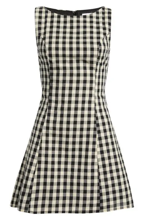 PETAL & PUP Circe Gingham Minidress