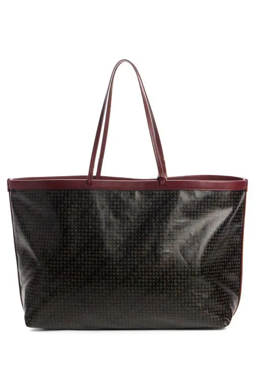 Balenciaga Medium Snob Coated Canvas Tote