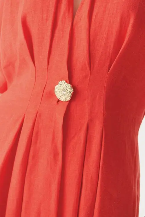 EXQUISE Samara Maxi Dress - Red