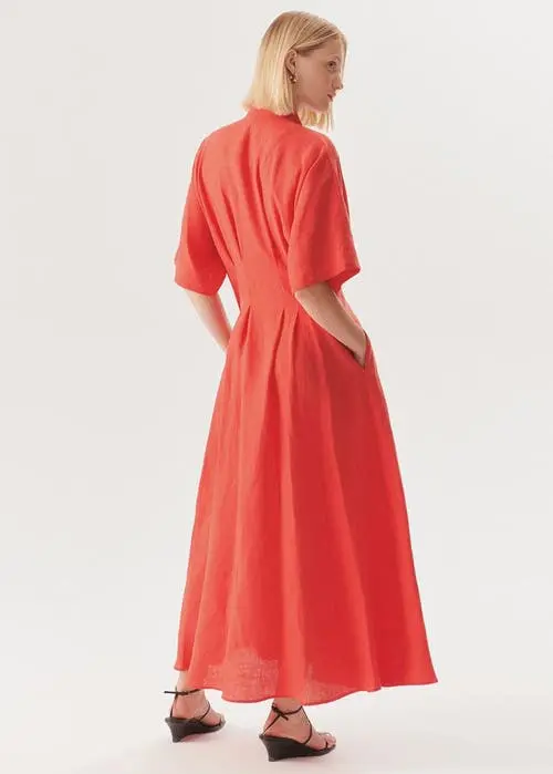 EXQUISE Samara Maxi Dress - Red