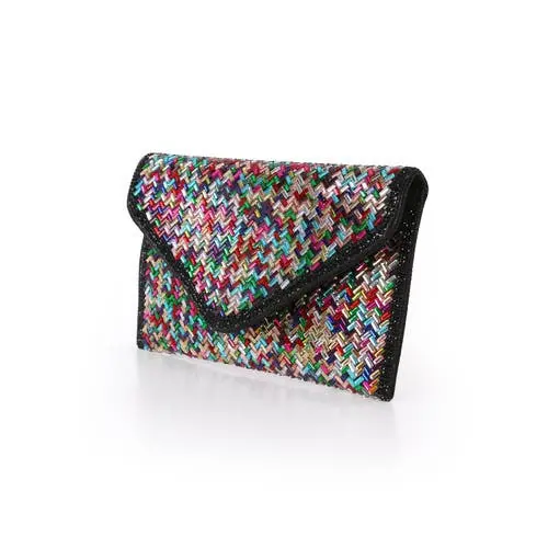 Badgley Mischka Bibi Color Blast Crystal Envelope