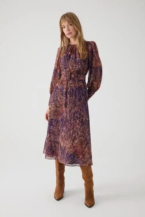EXQUISE Adrienne Midi Dress