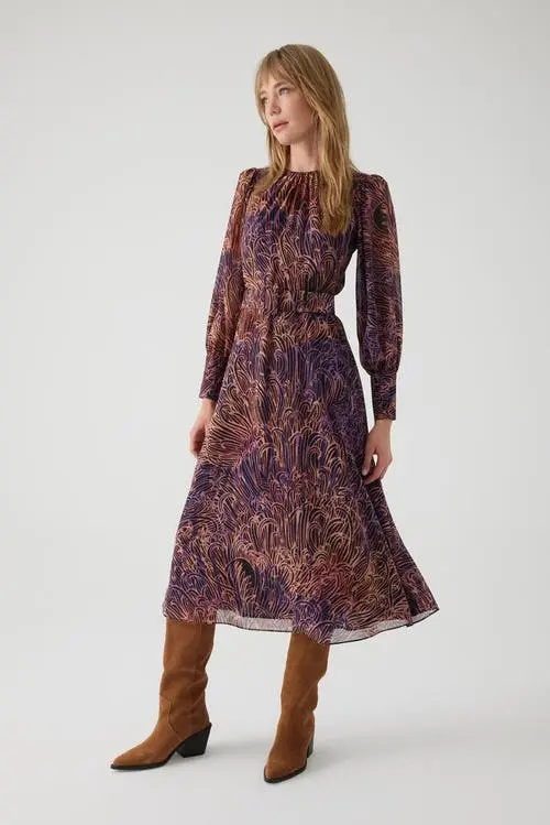 EXQUISE Adrienne Midi Dress