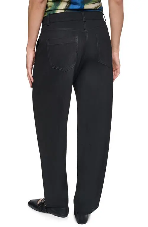 Dkny Barrel Leg Sanded Twill Pants