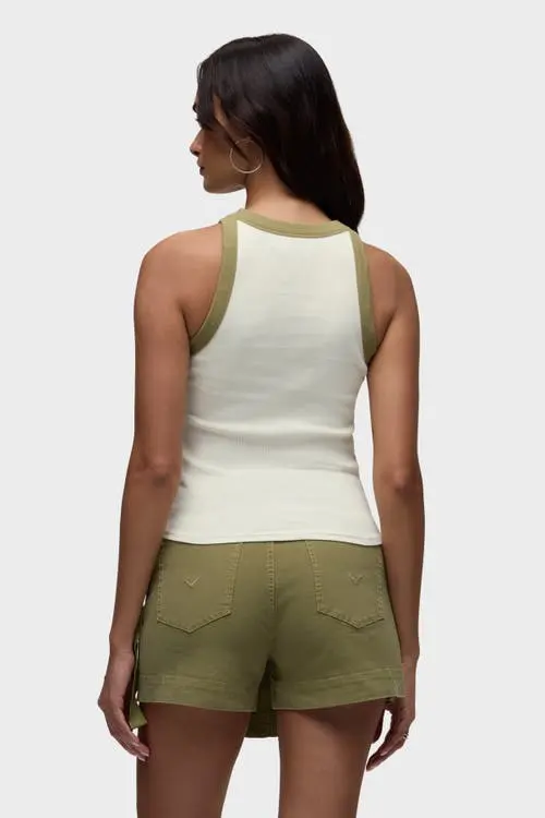 Hudson Jeans Ribbed Racer Tank
