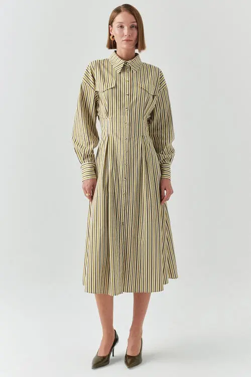 EXQUISE Flora Midi Dress