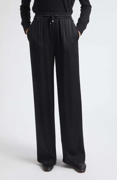 Herno Satin Drawstring Pants - 9300 Nero