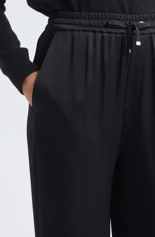 Herno Satin Drawstring Pants - 9300 Nero