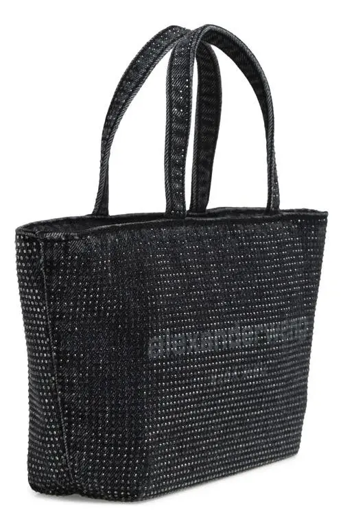 Alexander Wang Small Punch Hotfix Denim Tote