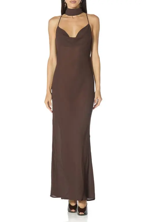 AFRM Cheryl Maxi Dress - Espresso