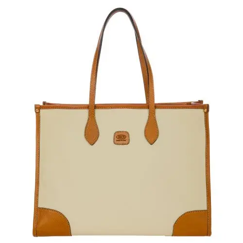Bric'S Firenze Opera Tote Bag W/ Laptop Sleeves - Cream