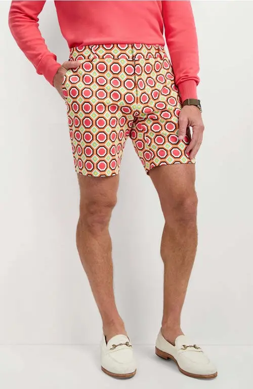 Mr Turk Lawrence Printed Herringbone Short