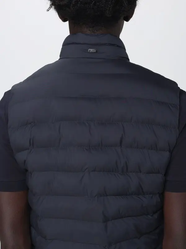 Herno Quilted And Padded Gilet - Navy