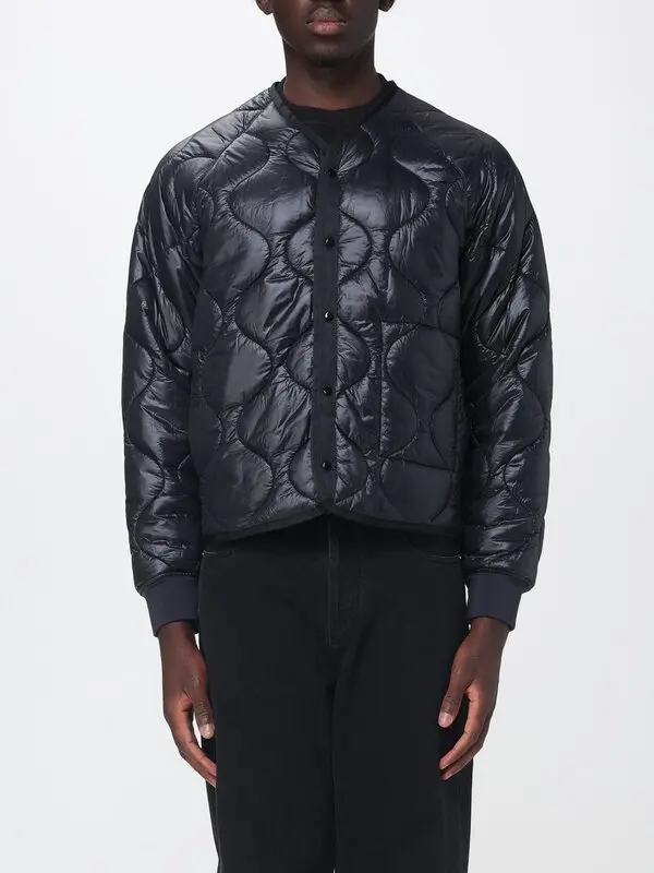 C.P. COMPANY Short Quilted Technical Fabric Parka With Removable Hood