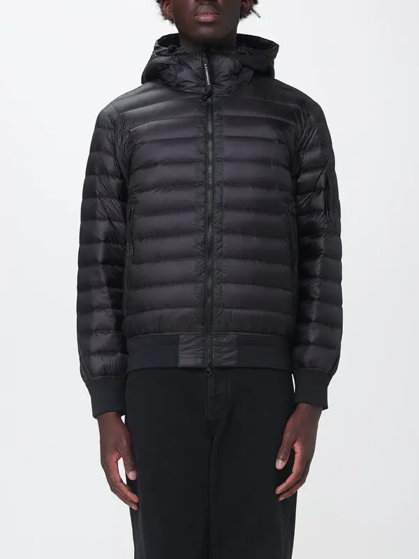 C.P. COMPANY Quilted Puffer Jacket - Black