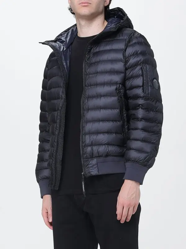 C.P. COMPANY Short Quilted Nylon Puffer Jacket